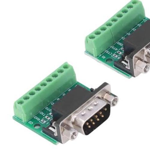 Jual RS232 DB9 Converter Port jack Male Terminal Board - DB9 MALE ...