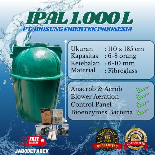 Jual BIOTECH IPAL 1000 L BIOSUNG - Biru - Kab. Tangerang - Bio septic ...