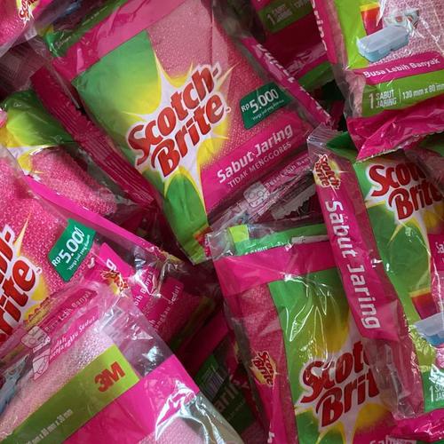 Jual 3M Scotch Brite Sabut Cuci Piring Spons Sabut Cuci Alat Plastik ...