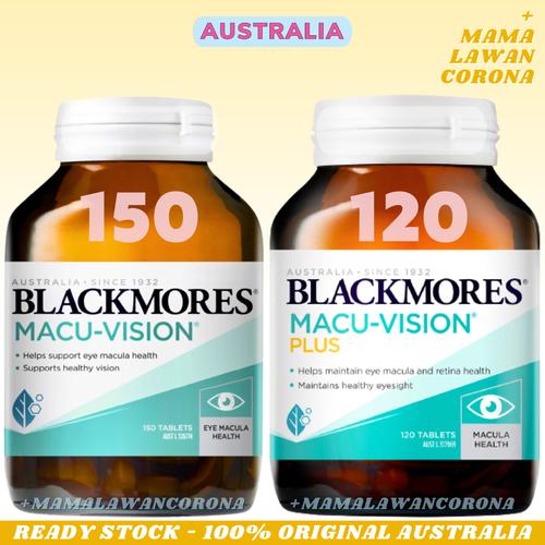 Jual Blackmores Macu Vision Plus 120 Tablets 150 Tablet Lutein Defence ...