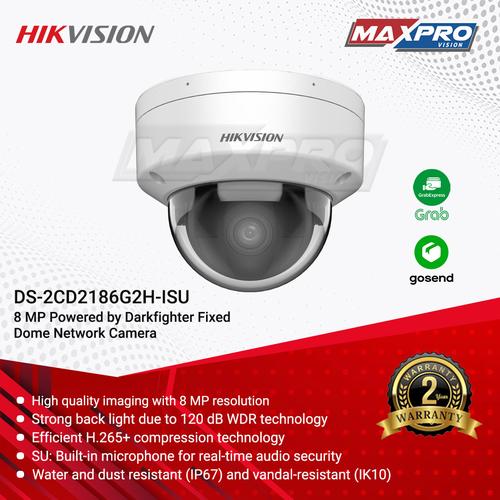 Jual DS-2CD2186G2H-ISU - HIKVISION IP 8MP DARKFIGHTER DOME AUDIO CAMERA - Jakarta Barat - Maxpro ...