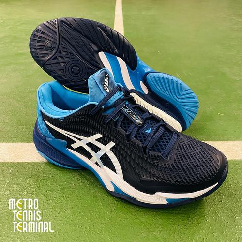 Promo Asics Court FF3 Novak Blue Expanse White 2024 FF 3 ( Tennis Shoes ...