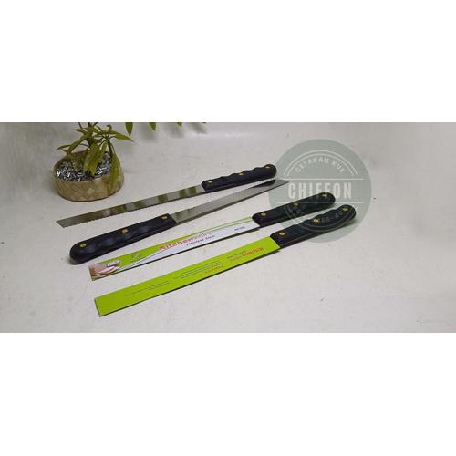 Jual pisau roti 2 sisi / pisau roti bakar / pisau stainless - Kab ...