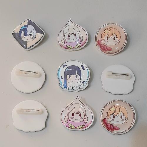 Jual pin akrilik resin peniti custom - Kab. Bandung - Rival acecories ...