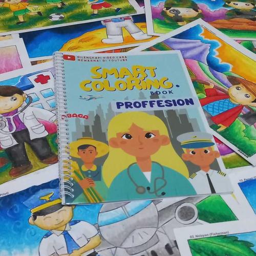 Jual [Zeniuz] Smart Coloring Book Profesi/ Buku Mewarnai Anak TK SD ...