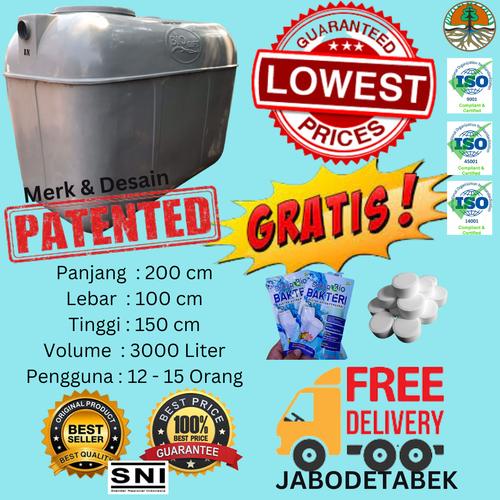 Jual Septic Tank Biogift 3000 Liter, Septic Tank Biotech 3000 Liter ...