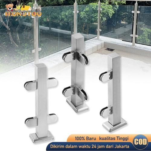 Jual Tiang Railing Kaca Railing Tangga Stainless 304 - Mid Post - Kota ...