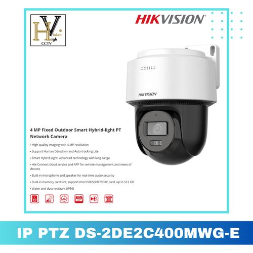 Jual IP PTZ HIKVISION DS-2DE2C400MWG-E 4MP Fixed Outdoor Smart Hybrid-light - Kota Palembang ...