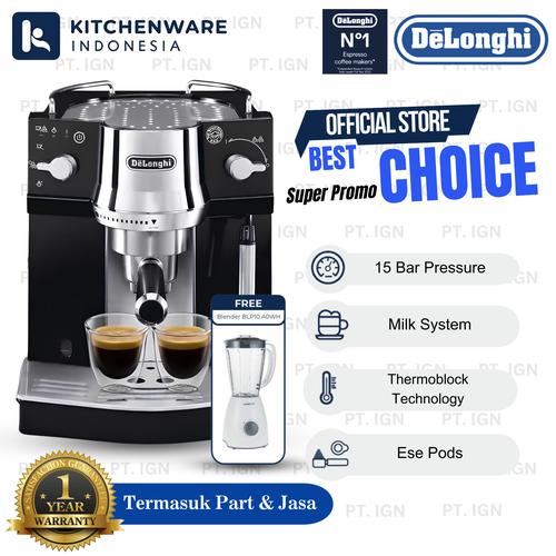 Promo DeLonghi EC820.B Coffee Maker Mesin Pembuat Kopi Espresso EC 820 Hitam Cicil 0% 3x ...