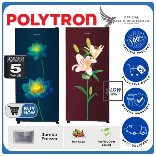 Jual KULKAS POLYTRON PRB-187 PRB187 PRB 187 BELLEZA LEMARI ES 1 PINTU ...