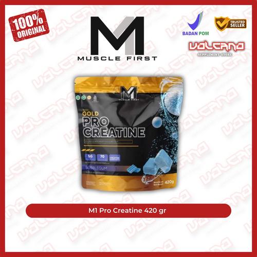 Jual M1 Pro Creatine 420 gram pouch 70 serving Monohydrate Muscle First ...