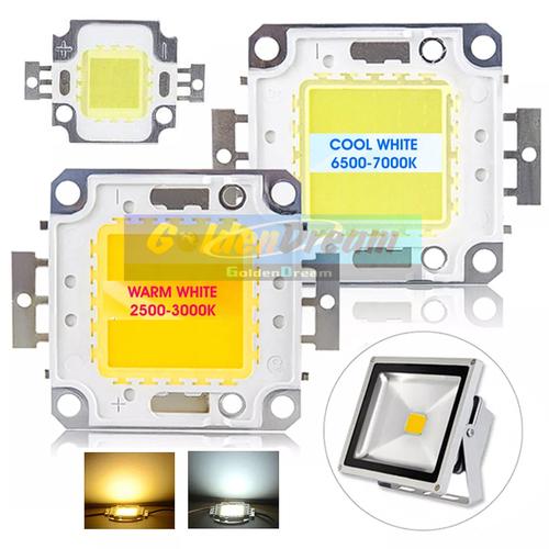 Jual DC High Power LED 10w 20w 30w 50w 100w HPL Chip LED Mata LED Biji ...