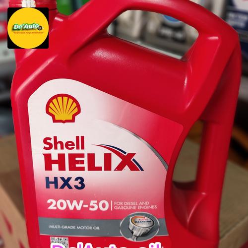 Jual shell helix hx3 Sae 20w 50 - Jakarta Barat - de Auto oil | Tokopedia