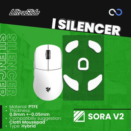 Jual Meow Gaming Gear UltraGlide Silencer Ninjutso Sora V2 Mouse Feet ...