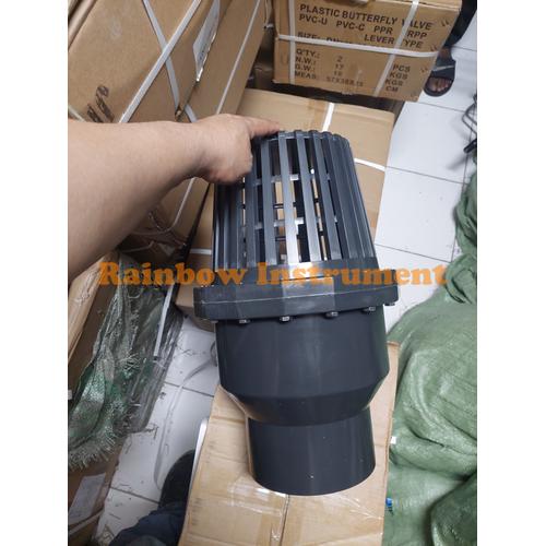 Jual pvc foot valve 4 Inch 10k jis / Swing foot valve pvc / Klep tabok ...