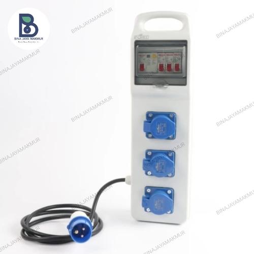 Jual Box MCB Plug Socket 3Pin 16 Ampere Industrial Distribution Box 3 ...