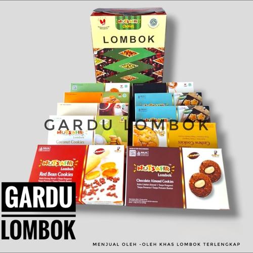 Jual Kue cookies Nutsafir Lombok 9 varian rasa /oleh -oleh Khas Lombok ...