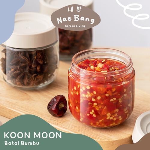 Jual NAE BANG - KOON MOON Toples Gula Garam Serbaguna Toples Kaca 300ml Bumbu Rempah Kedap Udara ...