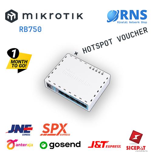 Jual Mikrotik RB750 hEX Lite Routerboard + Hotspot Voucher - Dengan ...