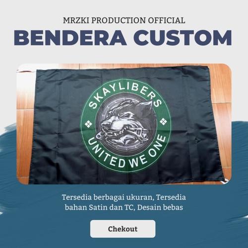 Promo Promo Cetak Bendera Custom Komunitas - TC (Biasa), 60x40 CM ...