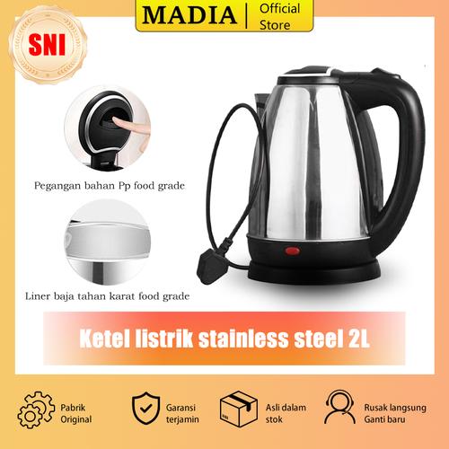 Jual MADIA ketel stainless steel 2L 2 Liter ketel teko daya rendah ...