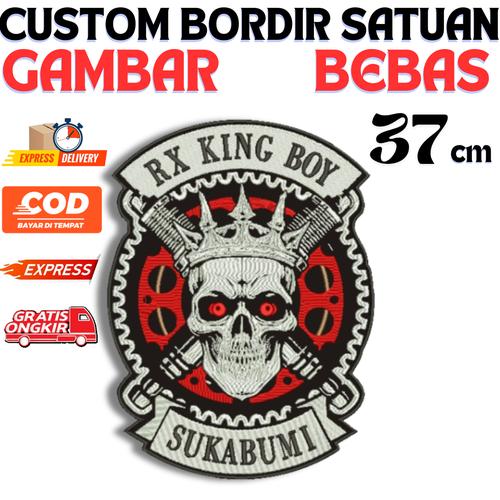 Promo CUSTOM BORDIR PATCH SATUAN GAMBAR BEBAS UKURAN BESAR - Kab ...