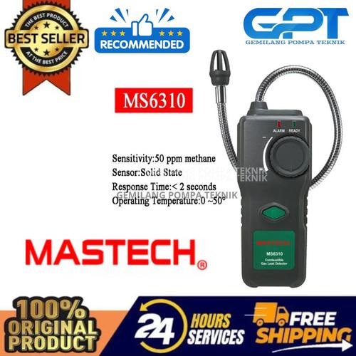 Jual Combustible Gas Detector Mastech MS6310 Leak Methane Ammonia CH4 NH3 - Jakarta Barat ...