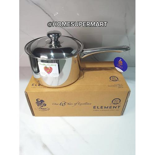 Jual BIMA Element panci sauce pan 18cm 2,5Liter Stainless SUS 304 ...