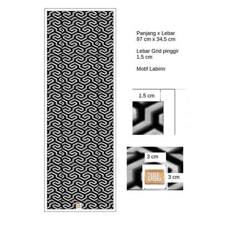 Jual Grille Speaker Custom Motif Labirin - Kota Bandung - Asprinting ...
