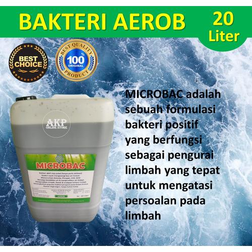 Jual Bakteri Aerob Pengurai Limbah IPAL Microbac 20 Liter Jerigen Besar ...