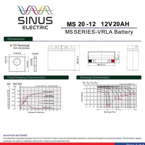 Jual Itech Aki Sepeda Listrik 12V 20Ah Aki UPS VRLA SINUS - Jakarta ...