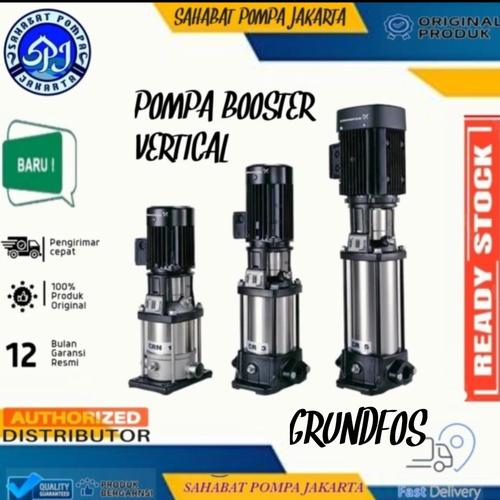 Jual Pompa booster Grundfos CR 5-36 5,5KW 380V HQQE pompa vertical ...