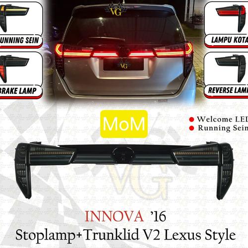 Jual Lampu Stop lamp / stoplamp belakang smoke Lexus style Innova ...