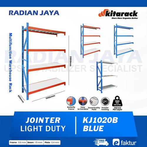 Promo KJ1020 Biru Series Jointer Rack Gudang Besi Tinggi 2 Meter ...