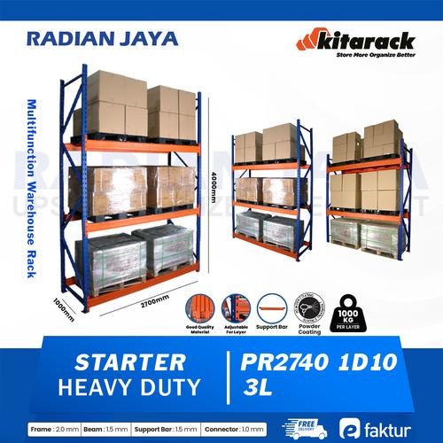 Promo Rak Palet 1 TON KITARACK Pallet Rack Heavy Duty Panjang 2.7 Meter ...