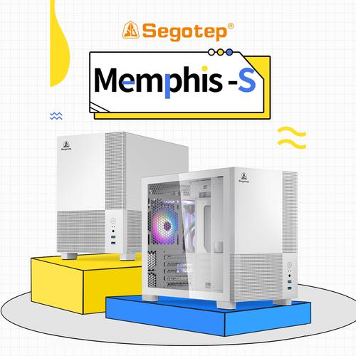 Promo SEGOTEP MEMPHIS-S White SP 4 fans (M-ATX Premium Special Edition ...