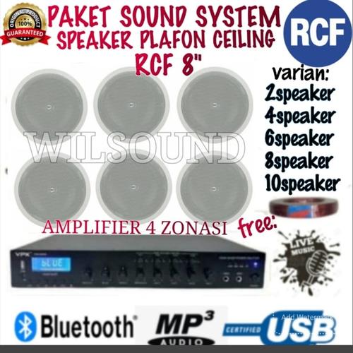 Jual PAKET SOUND SYSTEM CAFE RESTO KANTOR RUMAH LOBBY SPEAKER CEILING ...
