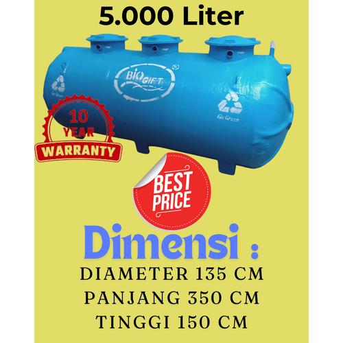 Jual septic tank biogift 5000 liter,septic tank bio 5000 liter, septic ...