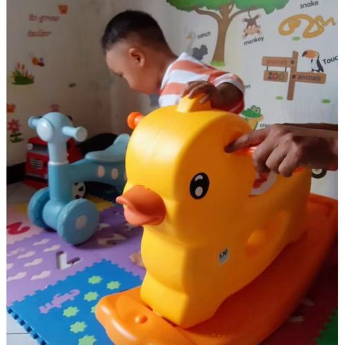Jual RIDE ON JUMBO BEBEK AYUN DUCK SWING RODA KUDA UNICORN HORSE ...
