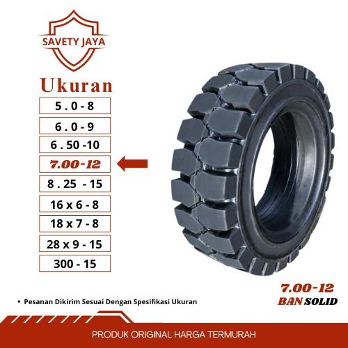 Jual Ban Solid/ Ban Mati Forklift 7.00-12 700-12 700*12 Harga murah - Jakarta Utara - Savety ...