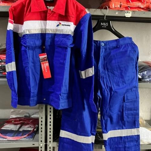 Jual Wearpack Pertamina Two Piece Nomex / Baju Dan Celana Pertamina ...