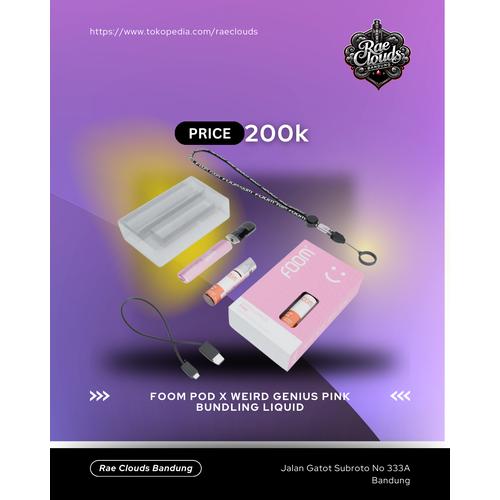 Jual Foom POD x Weird Genius Bundling Liquid - Silver - Kota Bandung ...