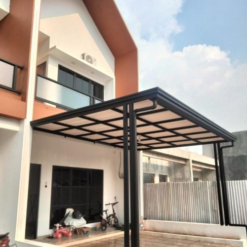 Jual kanopi alderon singel + talang dalam list profil rangka besi hollo ...