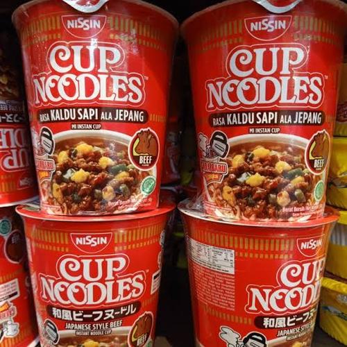 Jual Cod / Mie cup noodles 5 pcs / Nissin cup noodles rasa kaldu ayam mie instan cup ala jepang ...