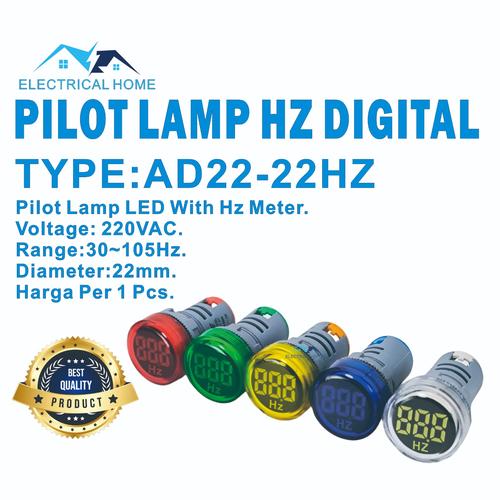 Jual Pilot Lamp LED with HZ METER 22mm BULAT - Kota Surabaya ...