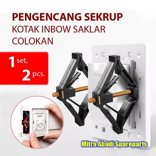 Jual Pengencang Sekrup Kotak Inbow Saklar Colokan / Wall Mount Switch ...