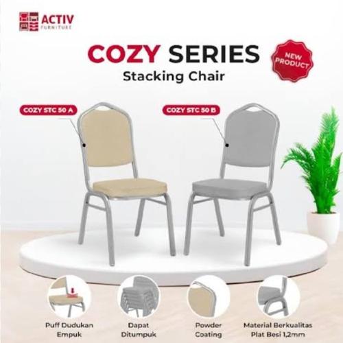 Jual Kursi kantor kursi serbaguna staking kursi susun kursi tumpuk COZY ...