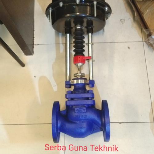 Jual Control Valve 4" DN 100 PN 25 Ari Armaturen Actuator DP 33 Kontrol ...