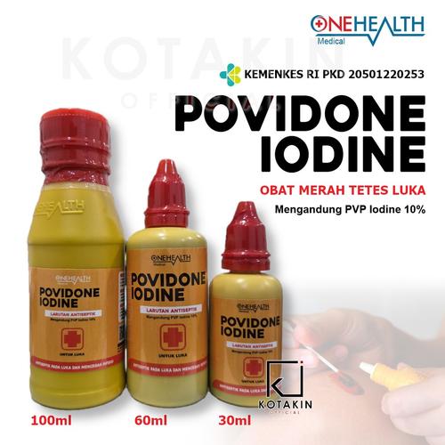 Jual POVIDONE IODINE 60ML OBAT MERAH SEPERTI BETADINE - Kab. Bekasi ...