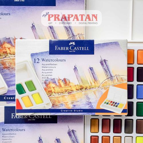 Jual Faber Castell Watercolor Set Block | Cat Air Set | Creative Studio ...